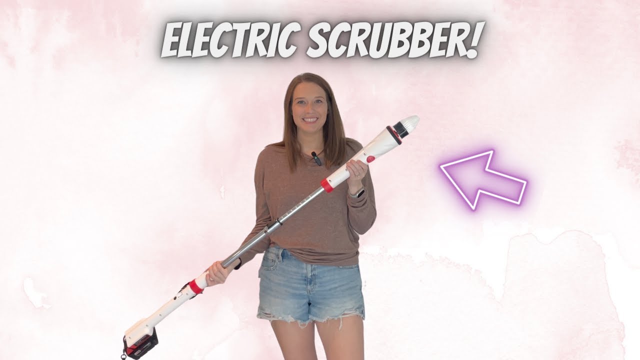Review, Unboxing, & Demo of Electric Scrubber used with Milwaukee ...