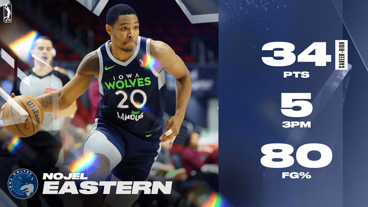 Nojel Eastern Erupts For Career-High 34 PTS On A Near Perfect 80% FG In ...