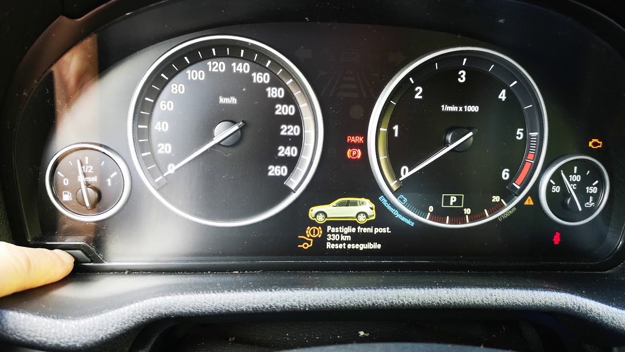 BMW X3 Reset Oil Service Serie F25 Procedura Manuale YouTube