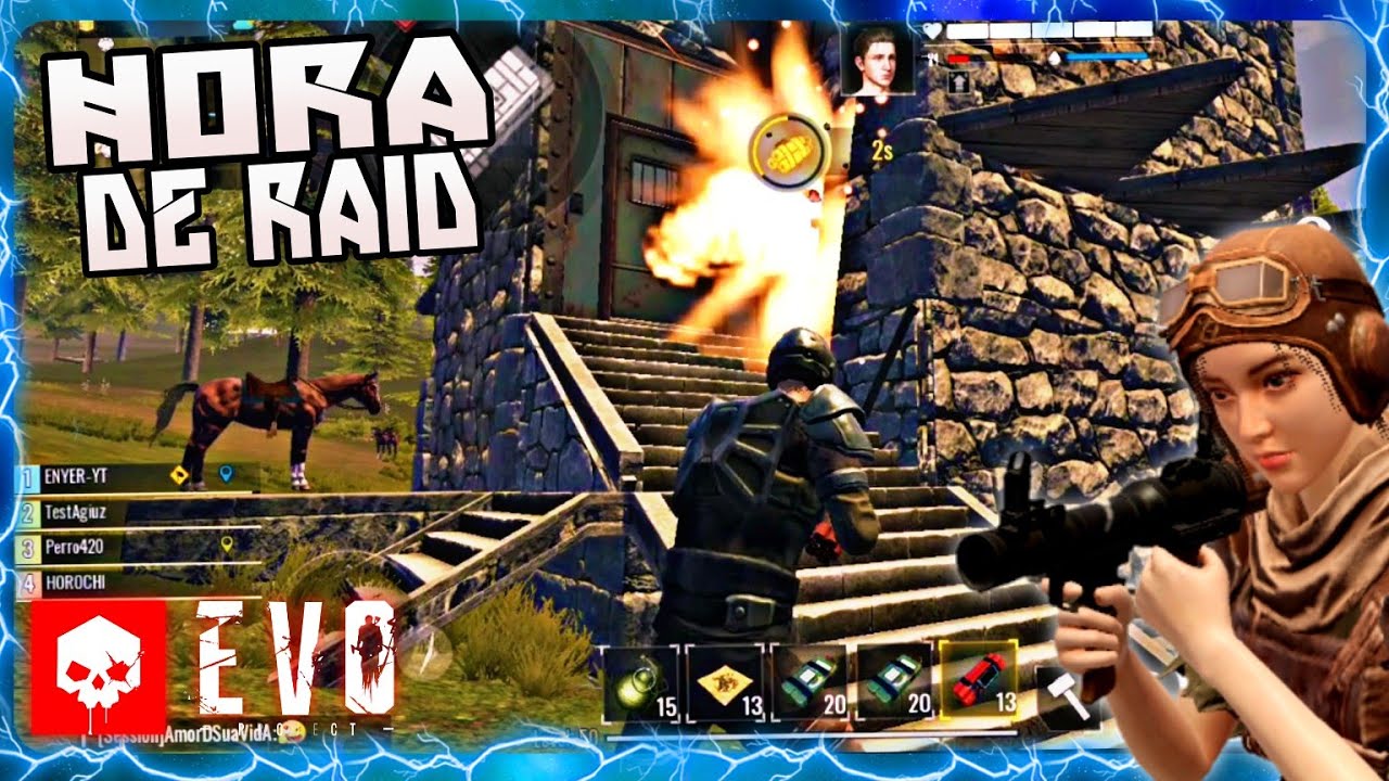 MISSION EVO - VAMOS A RAIDEAR AL TOP 3 DEL SERVIDOR + SISTEMA DE RAIDEO ...