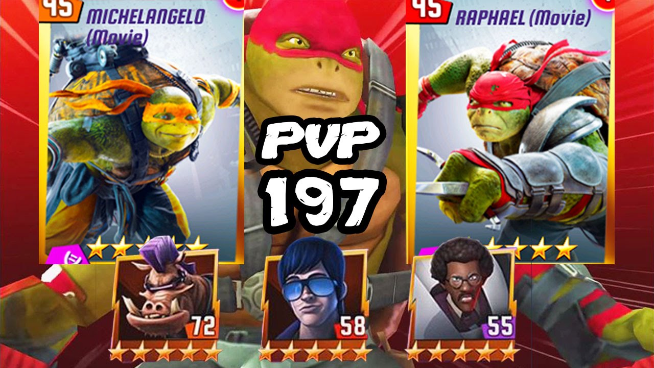 TMNT Legends PVP 197 (Raphael & Michelangelo The Movie, Hun, Bebop ...