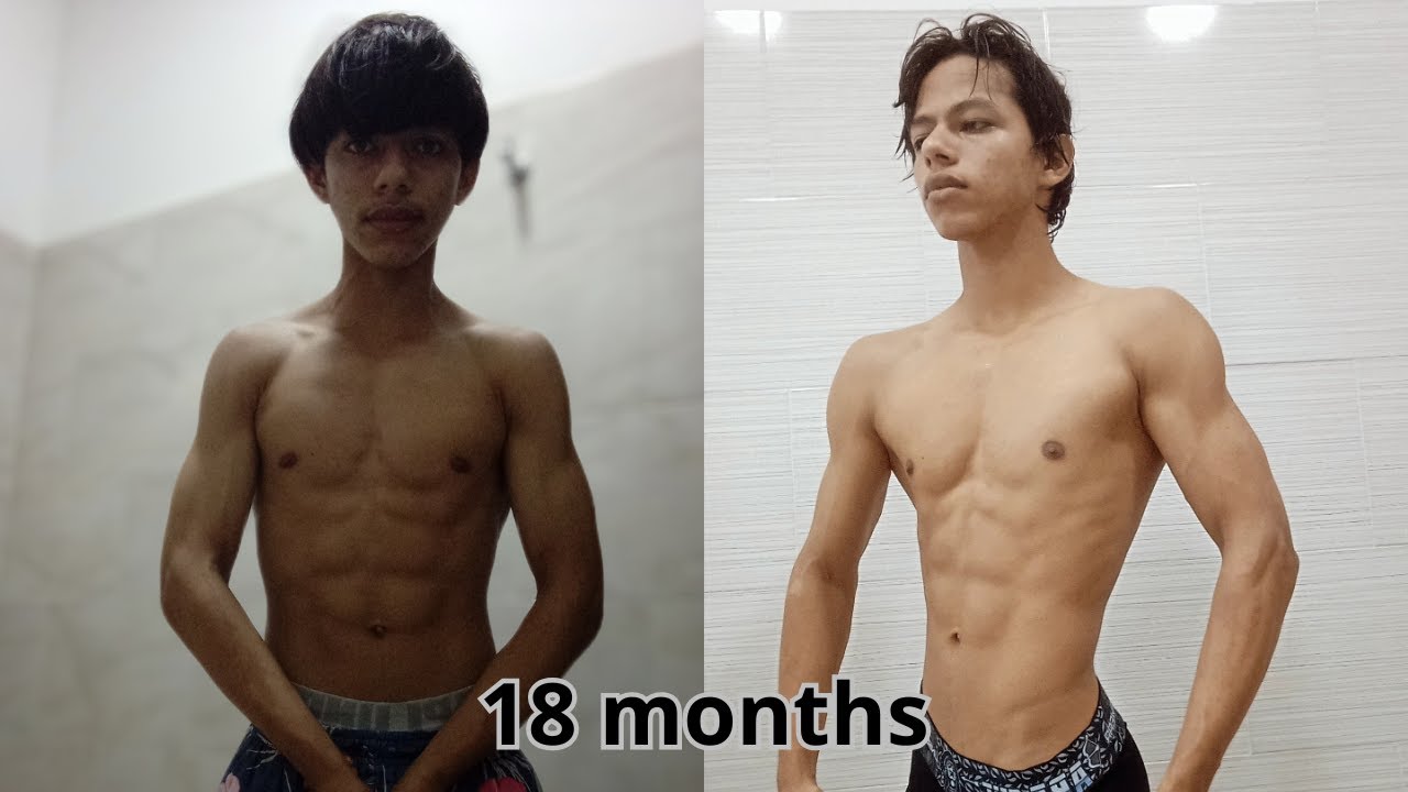 Andres 18 Month Transformation 17-18 Year Old - YouTube