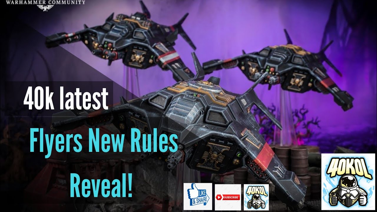 Warhammer 40k News: New Flyers Rules Revealed / 12 June 2020 - YouTube