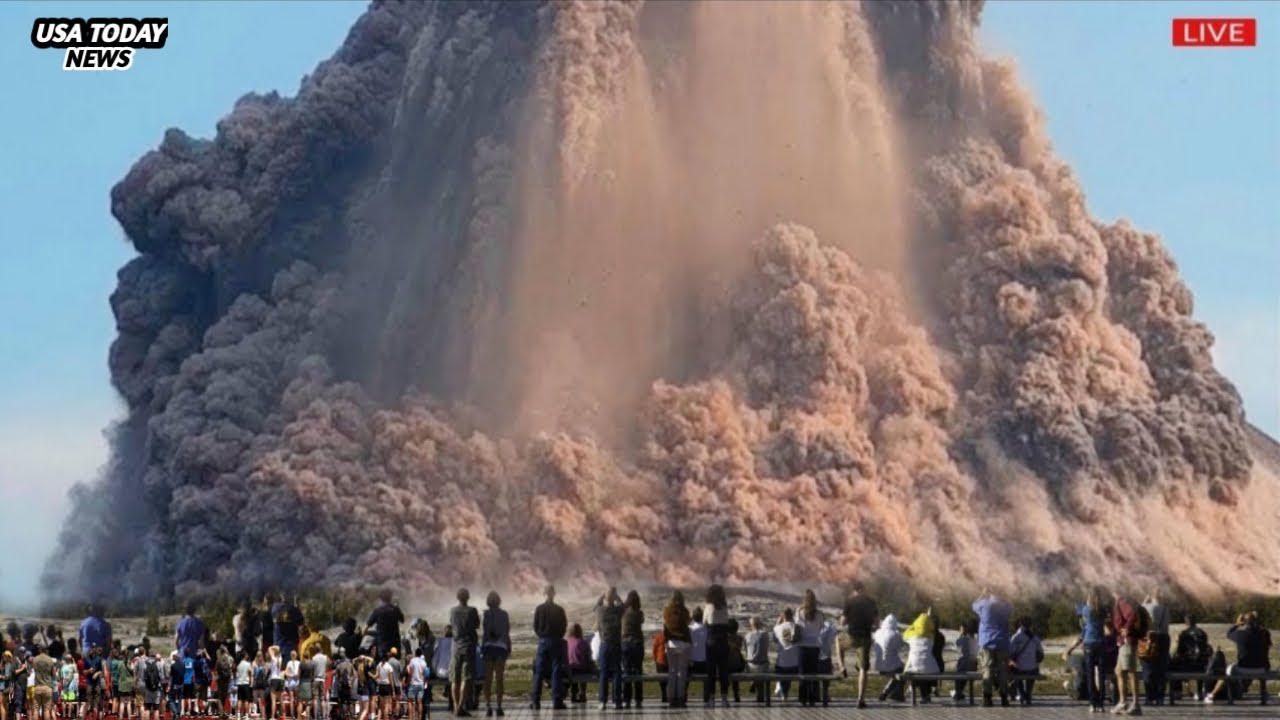 Horrible Today: Yellowstone Volcano Erupts with Deadly Force, Impact ...