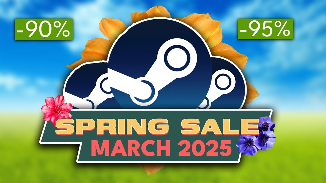 Steam Spring Sale March 2025 with 95% Discounted Games - YouTube