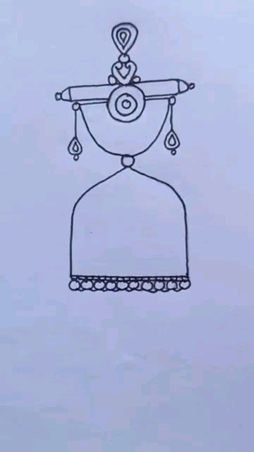 Mandala jhumka ️ Part -1#sorts #drawing - YouTube