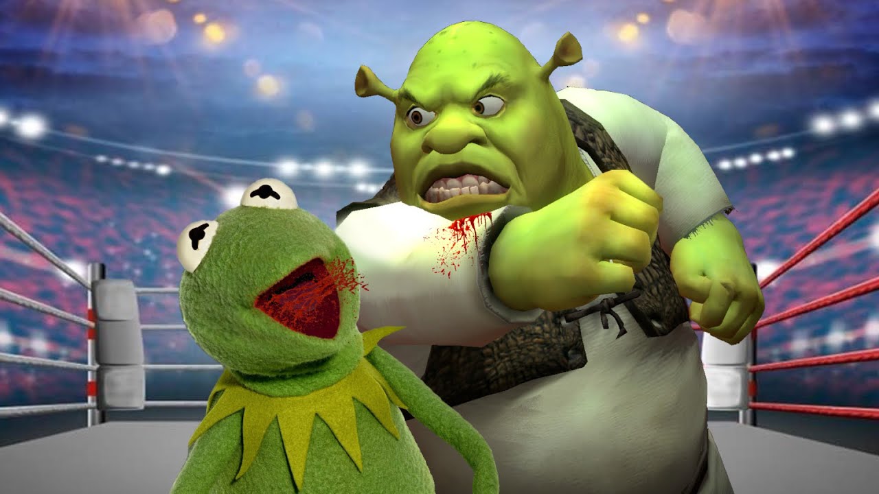 SHREK vs KERMIT - YouTube