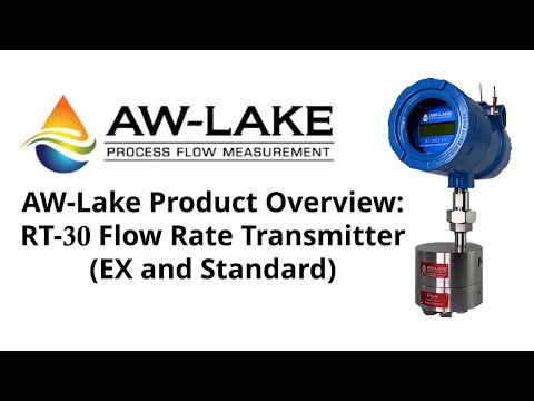 AW-Lake Product Overview: RT-30 Flow Rate Transmitter (EX and Standard ...