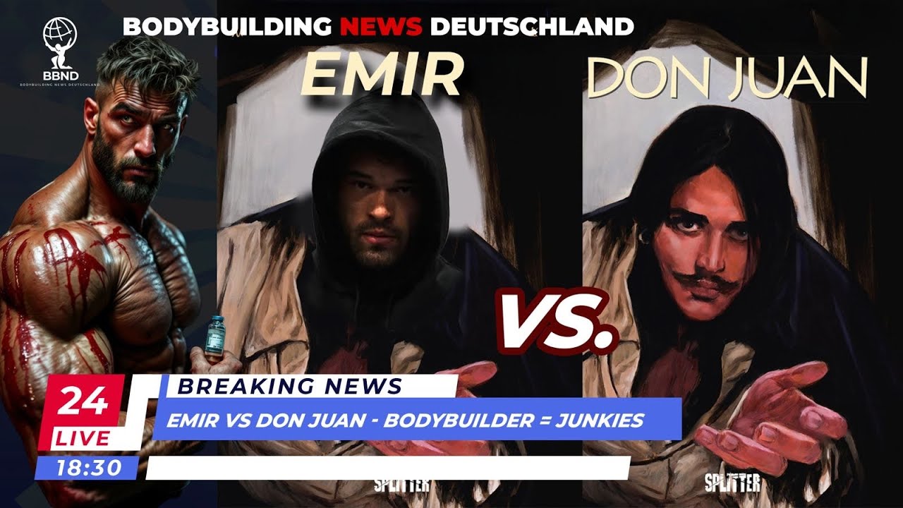 EMIR VS Don Juan - Bodybuilder = Junkies - YouTube
