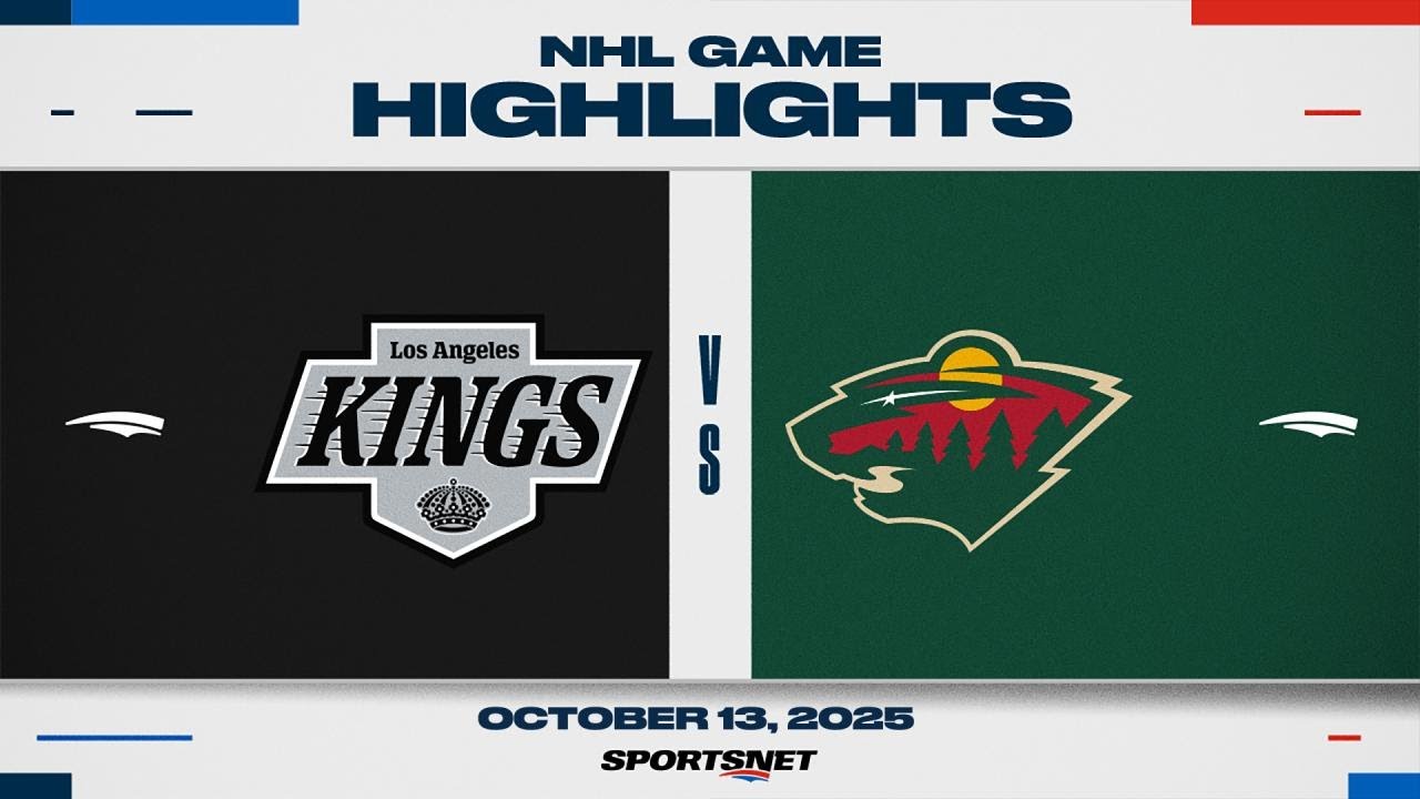 NHL Highlights | Kings vs. Wild - October 13, 2025 - YouTube
