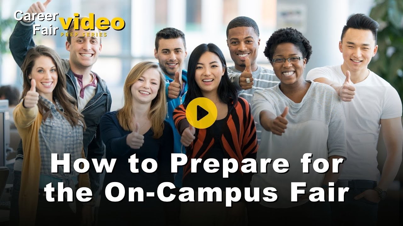 How to Prepare for the On-Campus Career Fair - YouTube