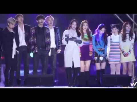 Jimin and Seulgi Eye Contact