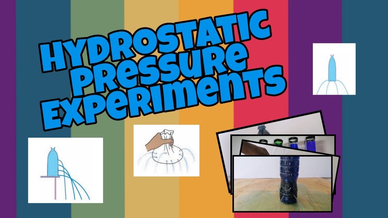 Hydrostatic pressure Experiments (Physics) 🧪🧪 - YouTube