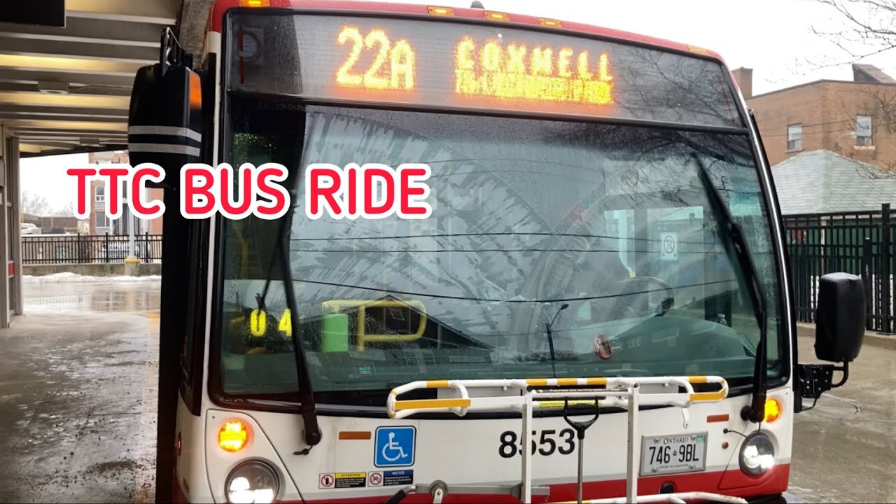 🇨🇦TTC Toronto 22A Coxwell 8553 to Bingham Loop 3/25/2023 - YouTube