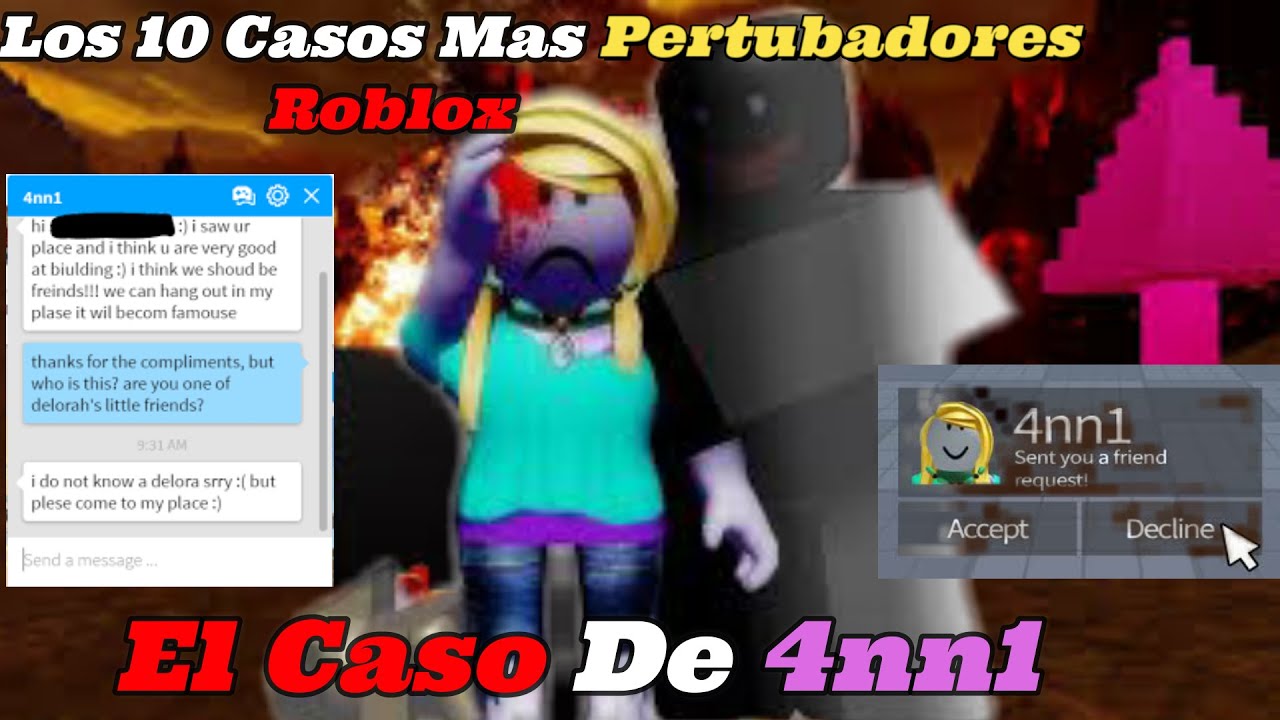 EL Caso De 4nn1 (Roblox) Serie (10 Casos Perturbadores De Roblox) - YouTube