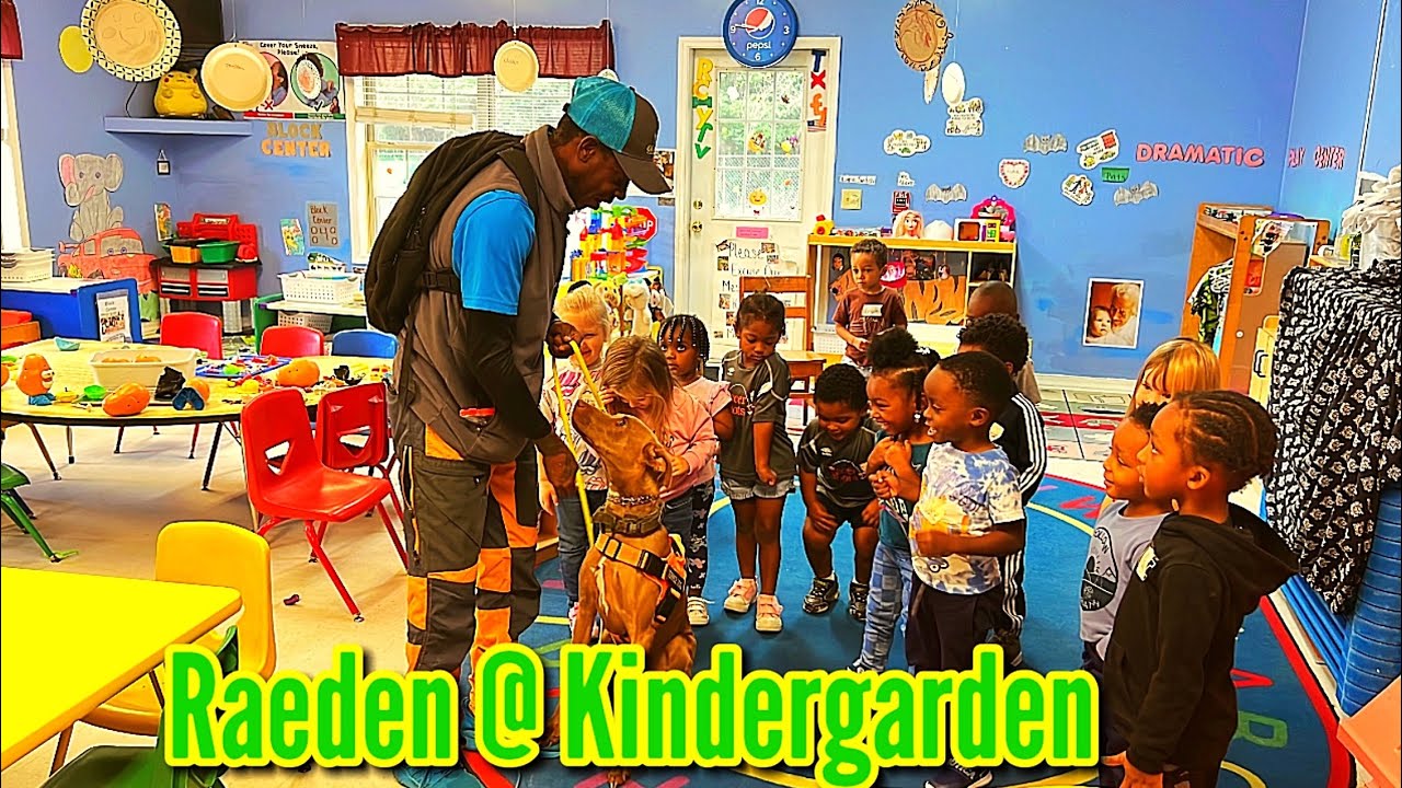 Raeden Visiting Kindergarden School - YouTube