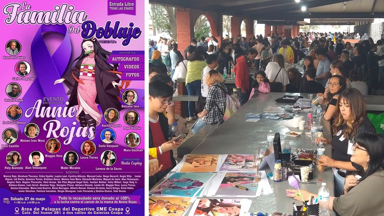Annie Rojas y La Familia del Doblaje. Annie Fest - YouTube
