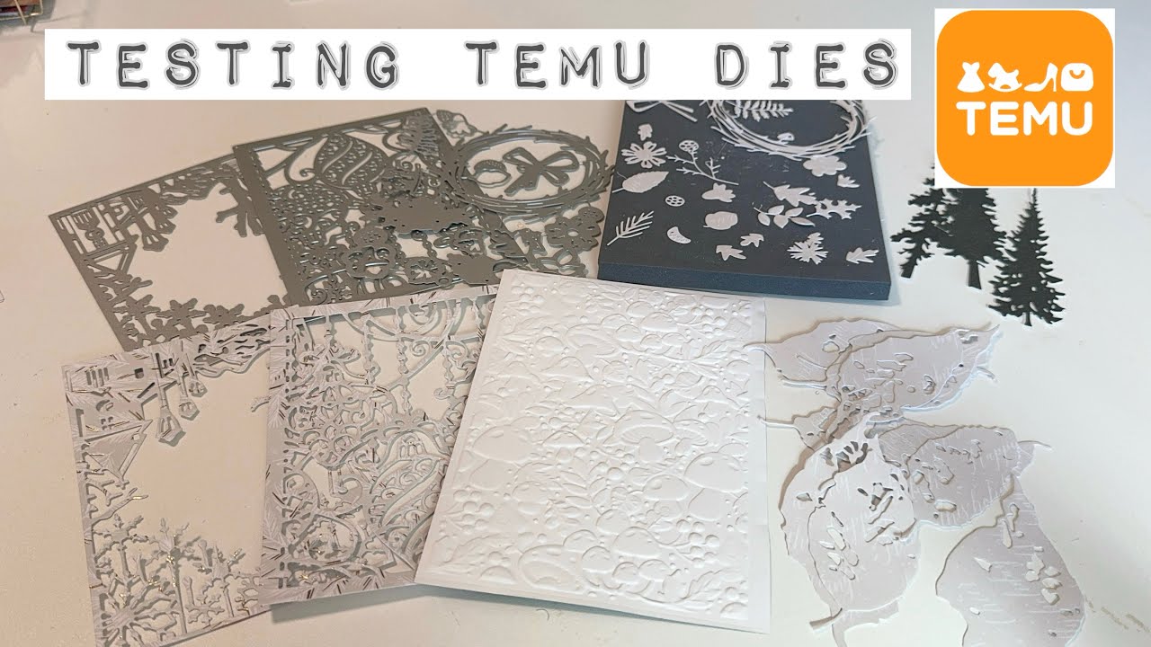 Testing Temu dies in the craft room / do they work good? - YouTube