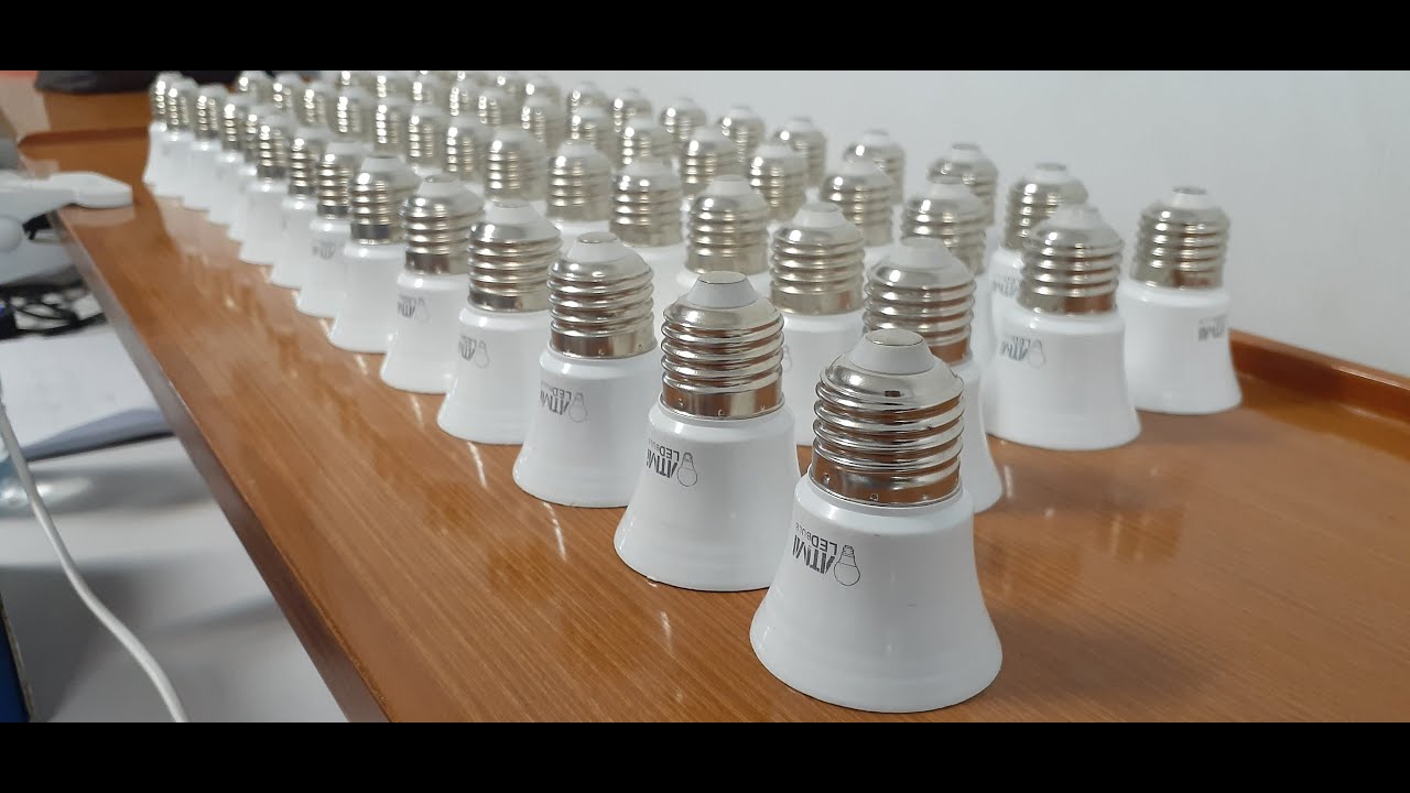 Latihan Produksi Lampu LED ATMI - YouTube