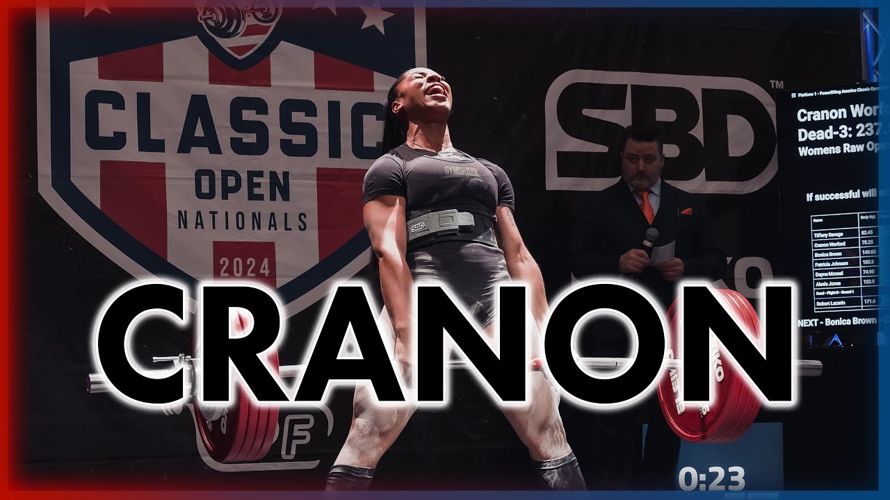 Cranon Worford 560kg @ 76kg | Powerlifting America Nationals 2024 - YouTube