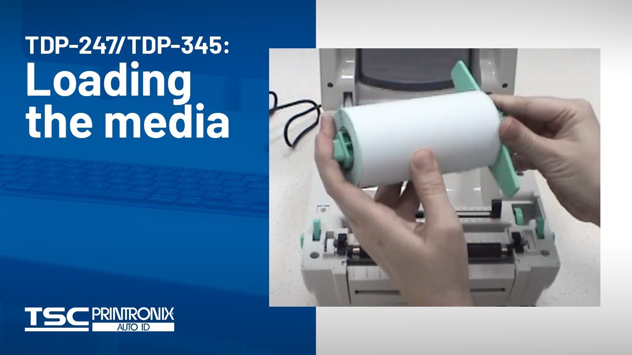 TSC TDP-247/TDP-345: Loading the media - YouTube
