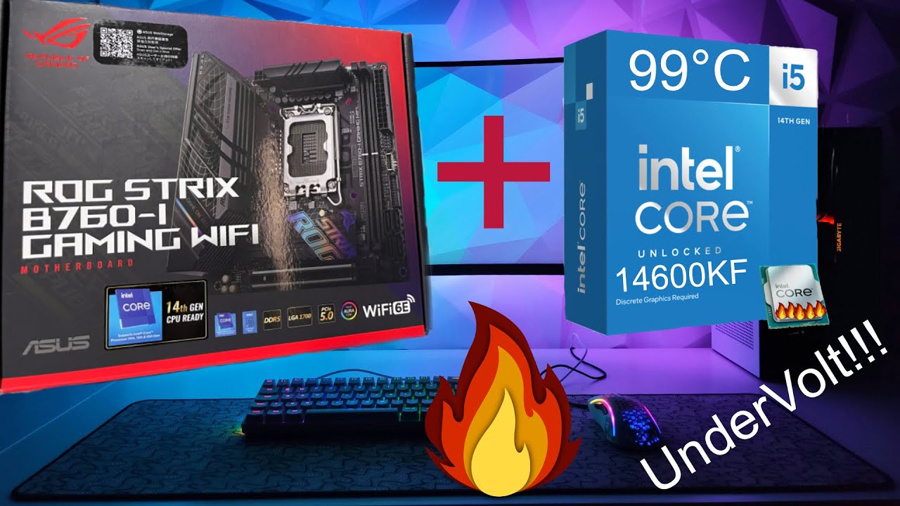 Undervolt Intel 14600KF + Asus Rog Strix B760-i Gaming wifi en Formd T1 ...