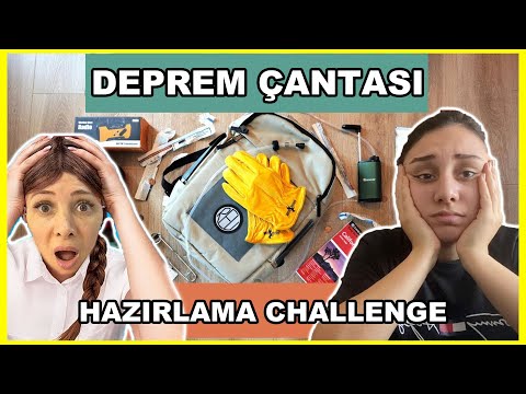 DEPREM ÇANTASI CHALLENGE *EN DOĞRU DEPREM ÇANTASI HAZIRLAMA** Dobişko Tv