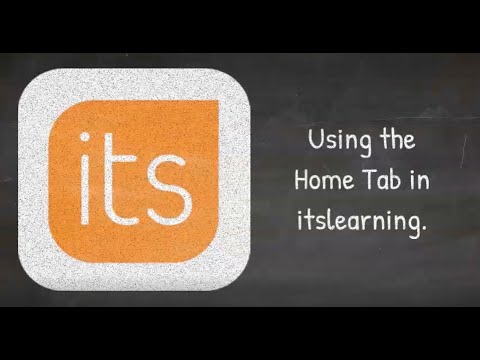 itslearning: The Home Tab - YouTube