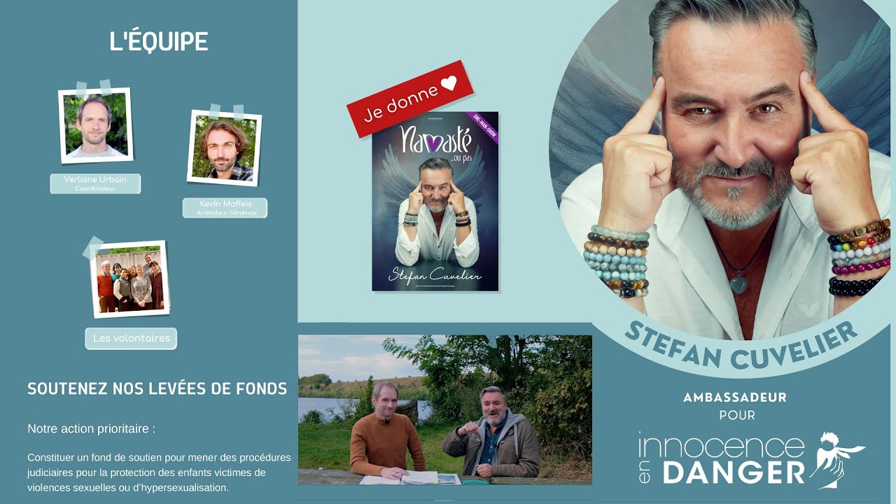 💜Stefan Cuvelier s’engage aux côtés d’Innocence en danger Belgique💜 ...