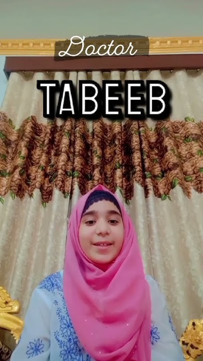 Doctor- Tabeeb #arabic #arabiclanguage #learnarabicforbeginners #arabictutorial - YouTube