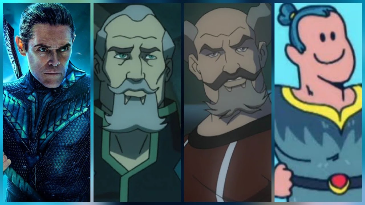 Evolution of "Vulko" in Cartoons, movies, and video games (DC Comics ...