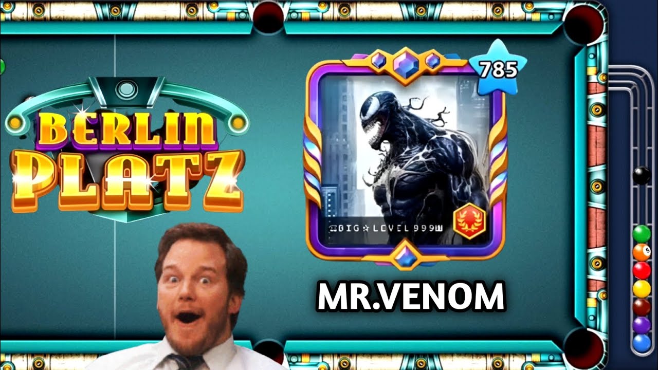 I Met MR.VENOM in Berlin table 😍#8ballpool #8bp #gamingvideos #gaming ...