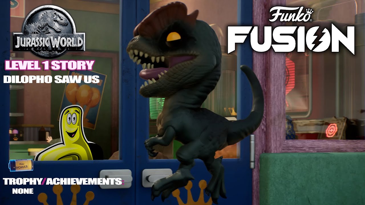 Funko Fusion: Jurassic World / Level 1 Dilopho Saw Us STORY - HTG - YouTube