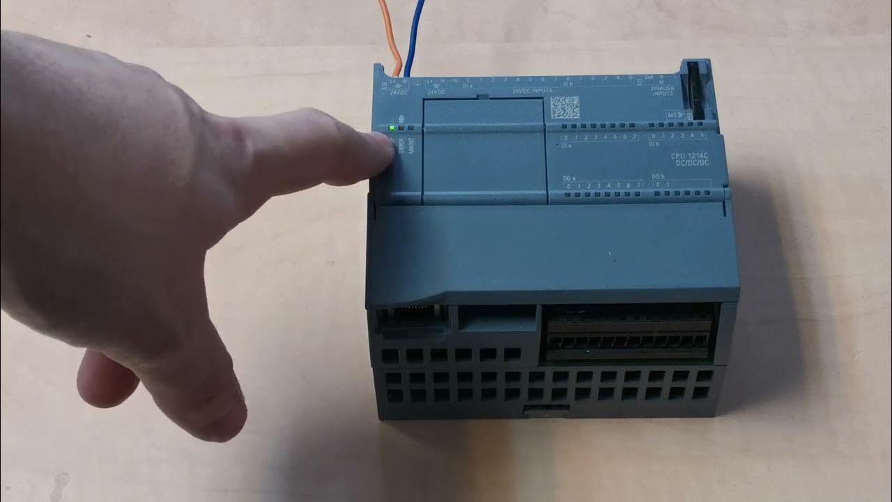 How to Upload program to Siemens PLC via SD card - YouTube