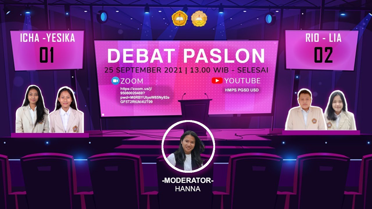 DEBAT PASLON CALON KETUA DAN WAKIL HMPS 2020-2021 - YouTube