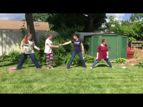 Sponge pass team building activity - YouTube