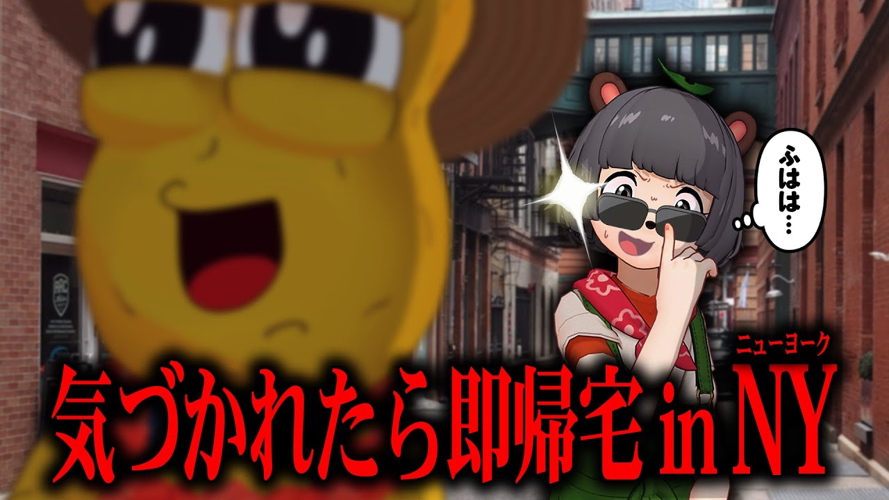 【バレたら即帰宅】相方に気づかれずにニューヨークまで着いていくことはできるのか!? Youtube
