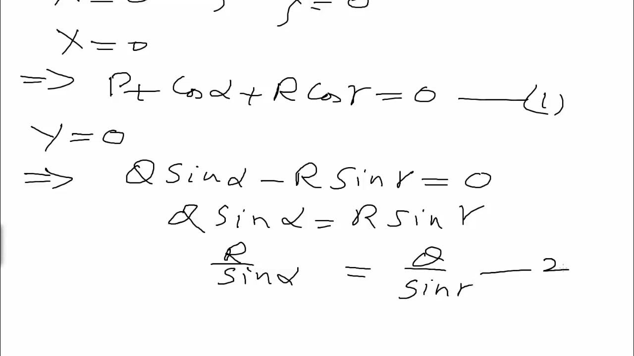 #MTH304 Lecture 16 Part 1 #Lamy's #Theorem #Proof - YouTube