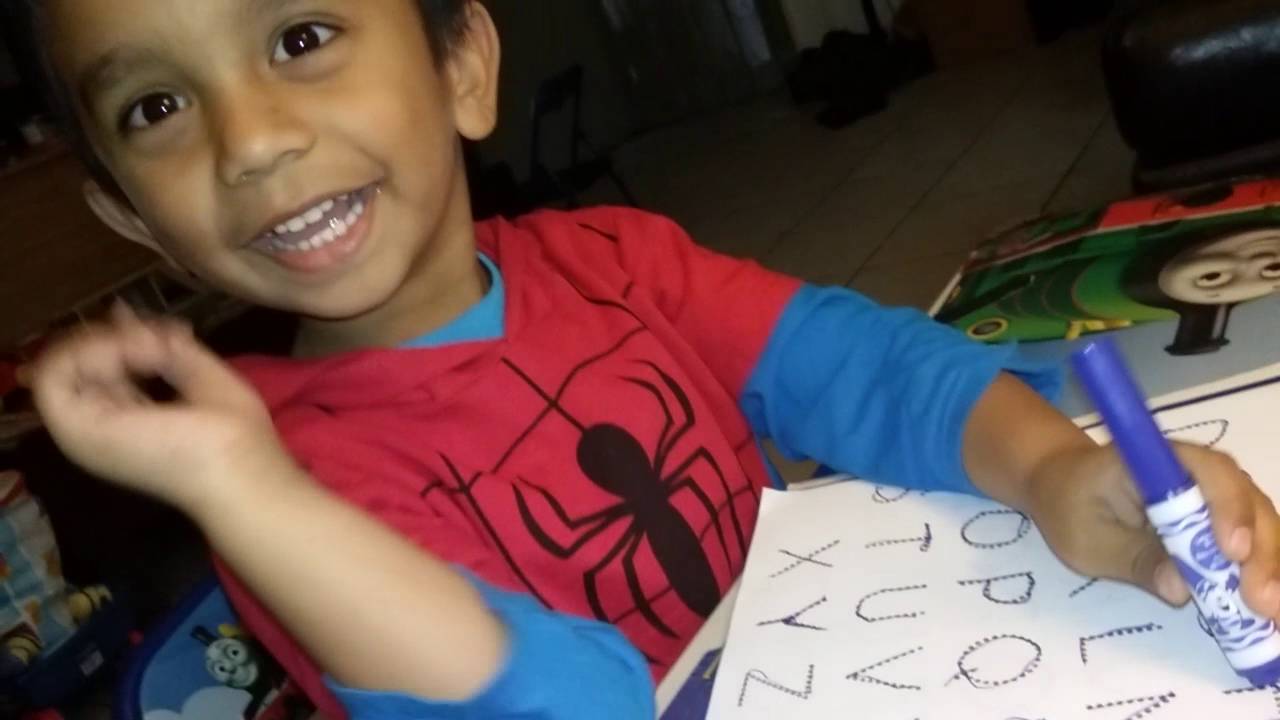 Writing time for bunso & cursive writing for kuya - may 29, 2016 - YouTube