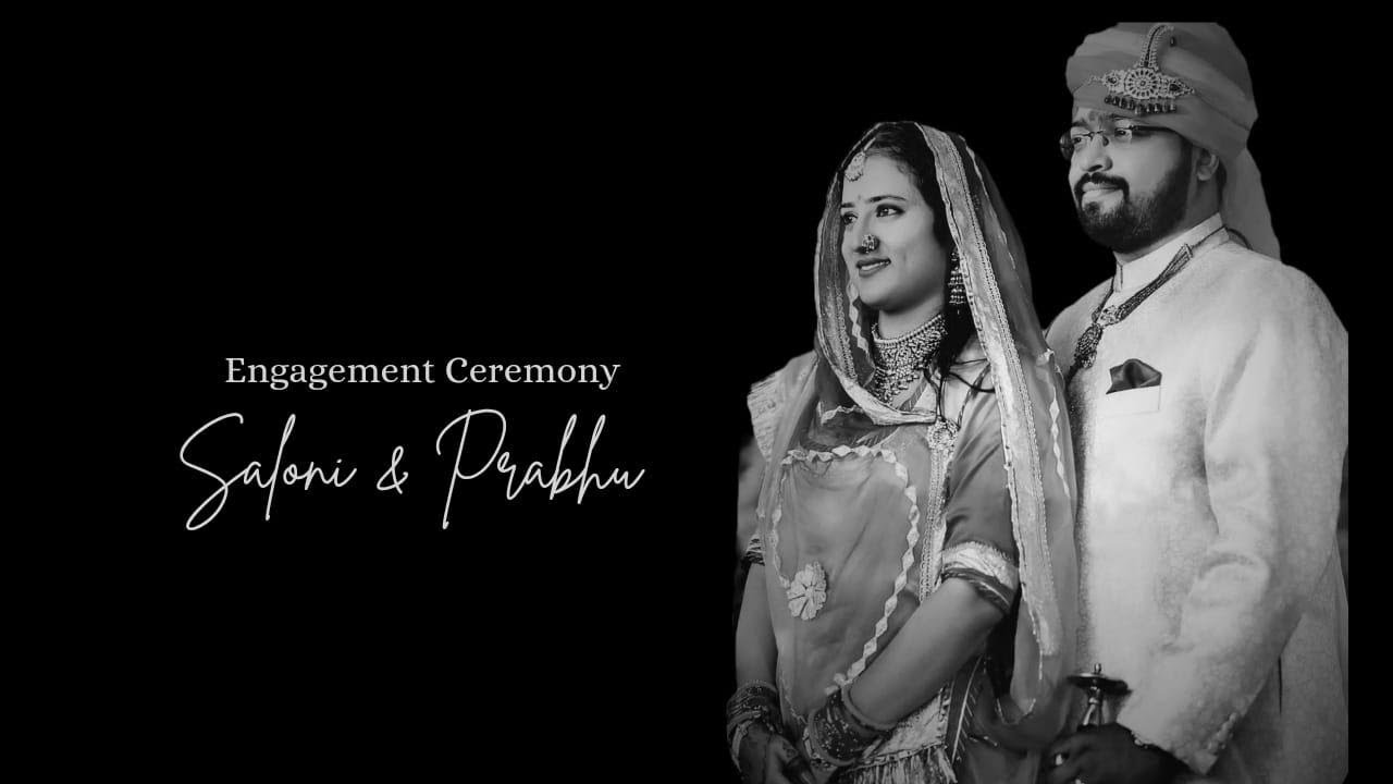 Saloni Sisodiya & Prabhu Hada || Royal Rajput Engagement Ceremony ...
