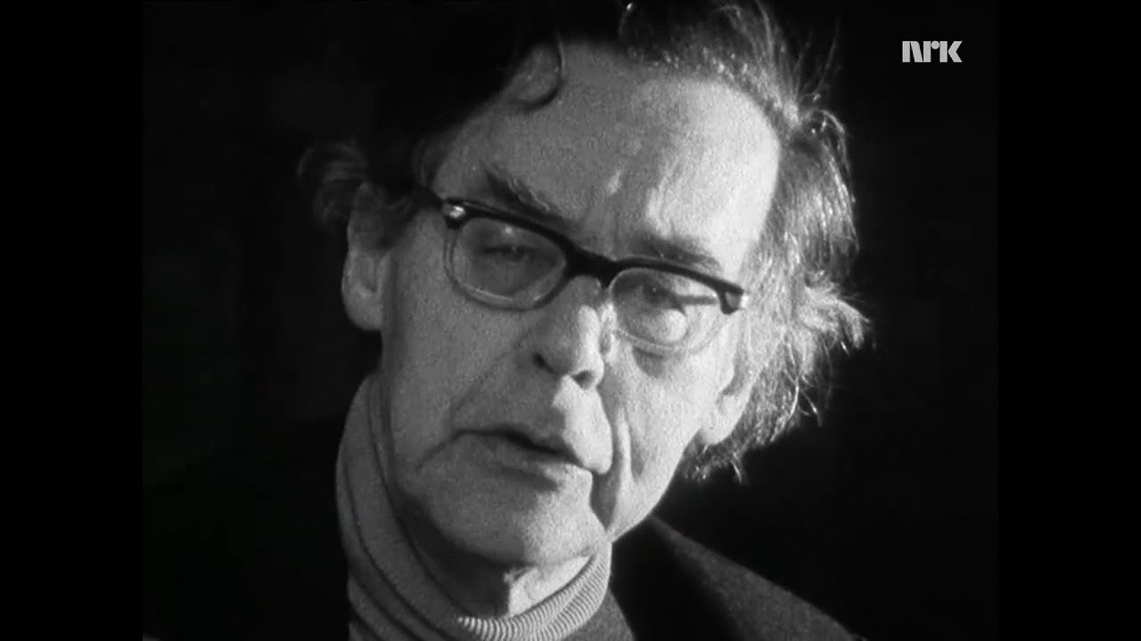 Rolf Jacobsen leser "Regn" (1974) - YouTube