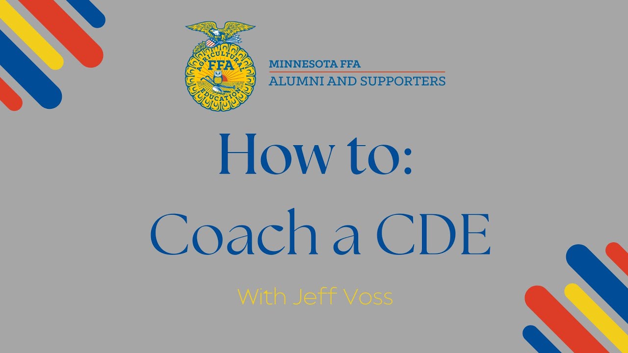 How to - Coaching a CDE with Jeff Voss - YouTube