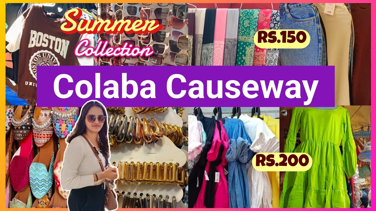 Colaba Causeway Shopping Market | Latest 2024 Summer Collection 🛍️ | Ep ...
