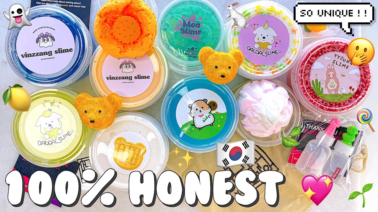 $140 Popular Korean Slime Shops Review 🇰🇷 💖 100% Honest Seoul Gage ...
