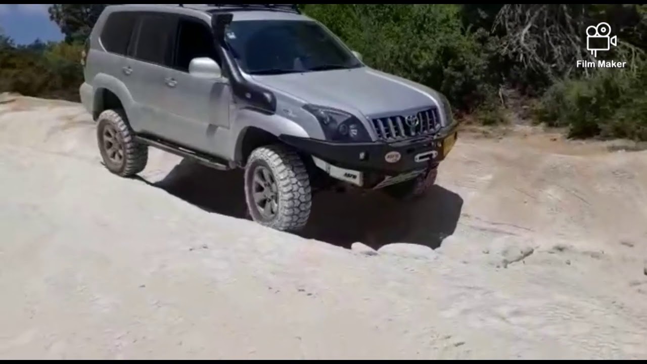 land cruiser prado 120 rear lock differential - YouTube