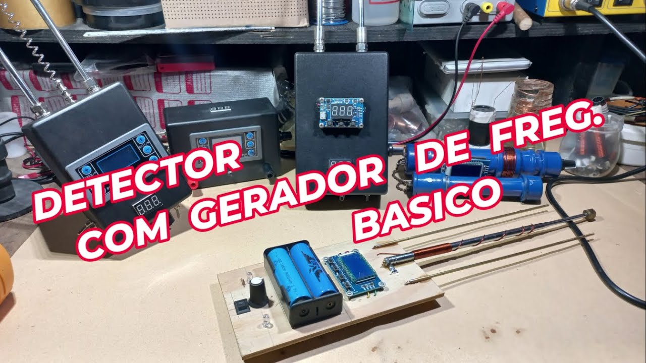 DETECTOR COM GERADOR DE FREG BASICO - YouTube