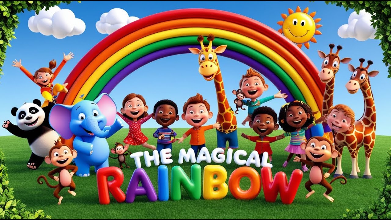 The Magical Rainbow!🌈 Nursery Rhymes & Kids Songs | Rainbow Song ...