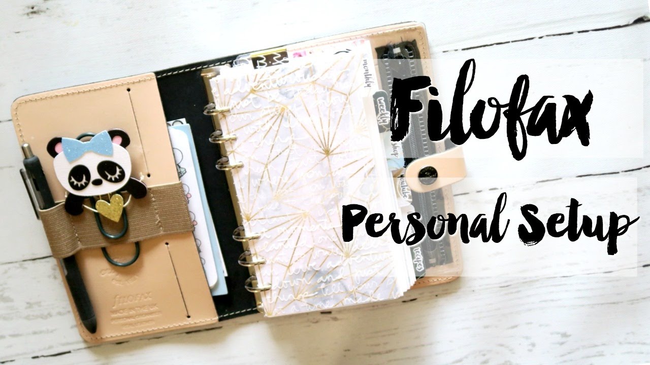 Filofax Personal Planner Setup | Raspberyl Designs - YouTube