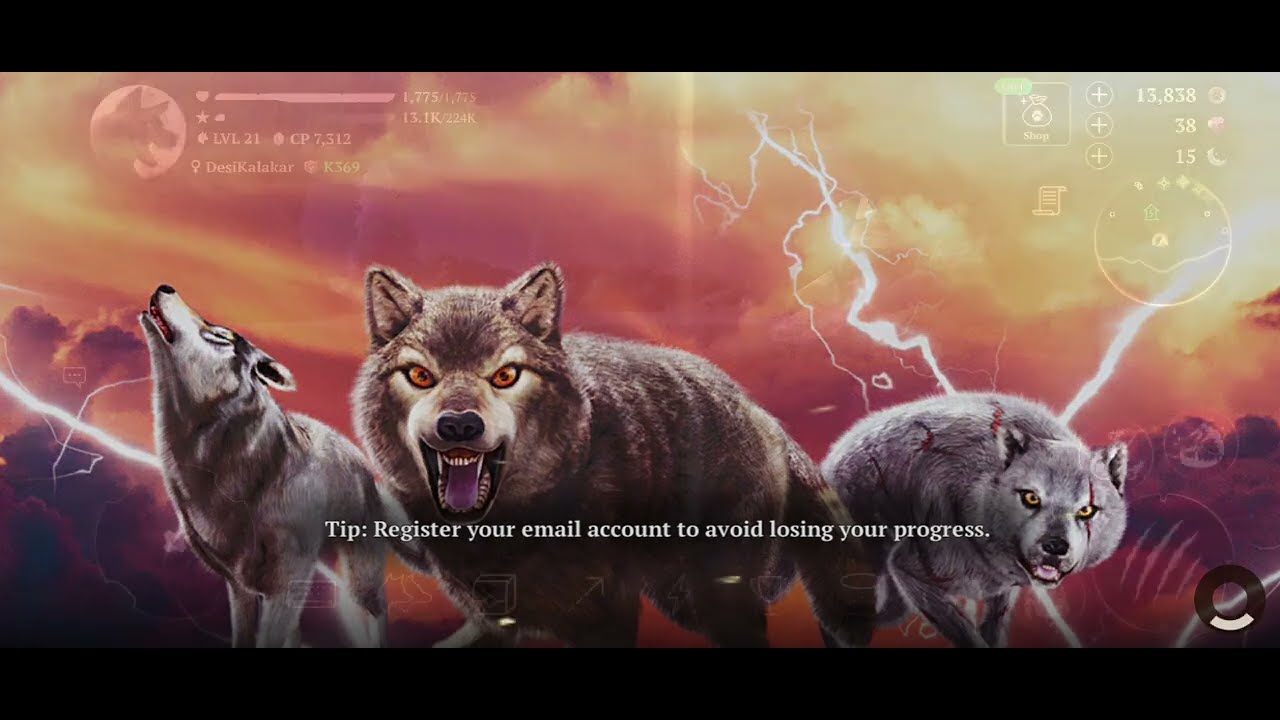 The Wolf 🐺 | Open world game of wolf | no talks only game | You can do ...