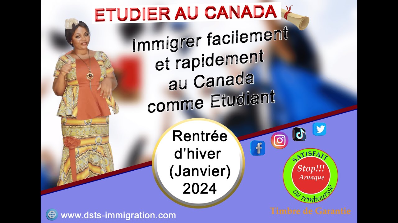 Immigrer facilement et rapidement au Canada comme Etudiant - YouTube
